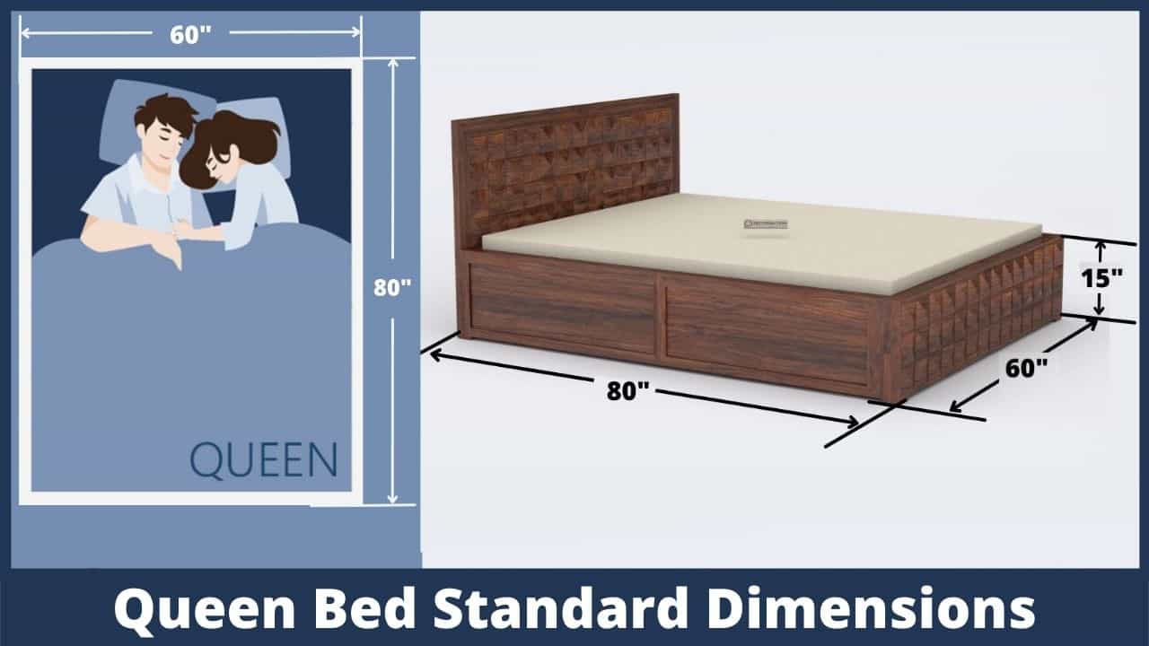 Queen Bed Frame Types And Dimensions Hanaposy