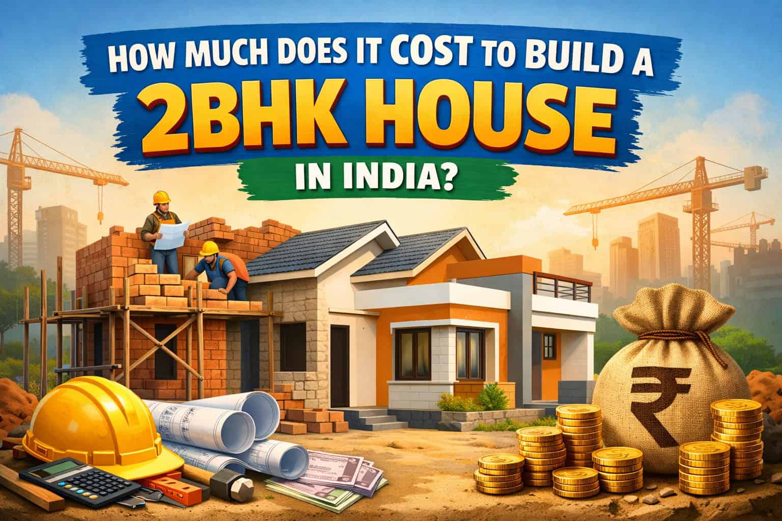 How Much Does It Cost To Build A 2BHK House In India?