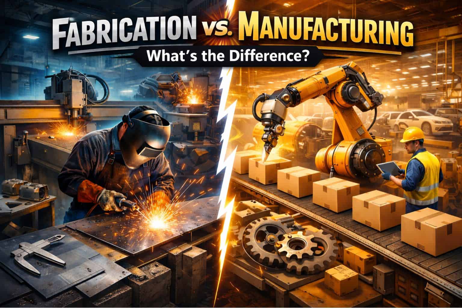 Fabrication Vs. Manufacturing: What’s The Difference?