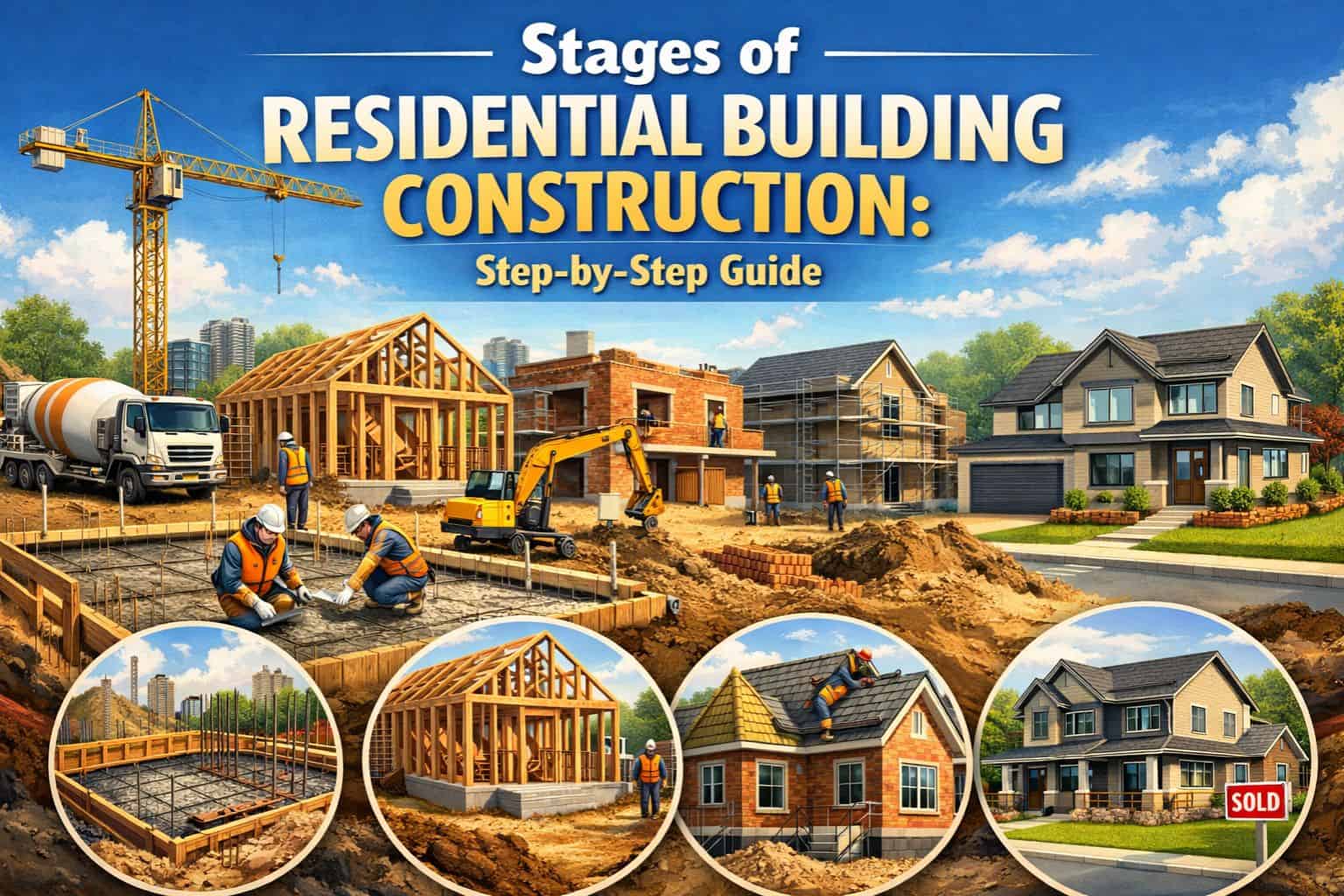 Residential Building Construction Stages Explained